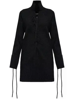 Zadig&Voltaire Metallic-thread Mini Dress