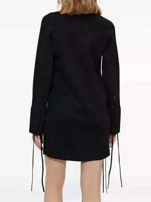 Zadig&Voltaire Metallic-thread Mini Dress