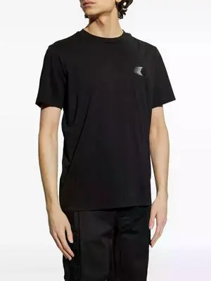 Moncler Logo-patch T-shirt - Black