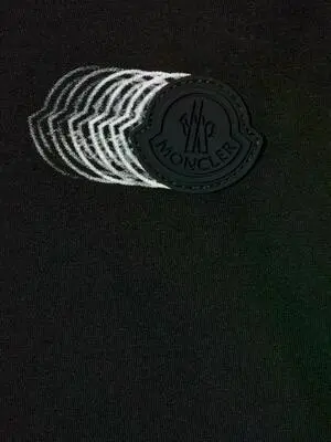 Moncler Logo-patch T-shirt - Black