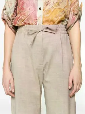 P.a.r.o.s.h Pressed-crease Trousers - Neutrals