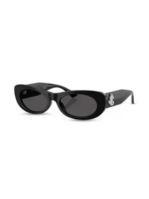 JIMMY CHOO Logo Sunglasses - Black