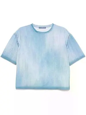 Ermanno Scervino Denim-print T-shirt