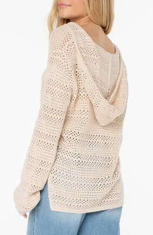 Roxy Hippie Love Open Stitch Hoodie
