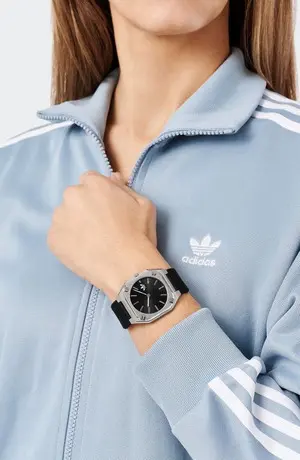 Adidas City Tech Silicone Strap Watch