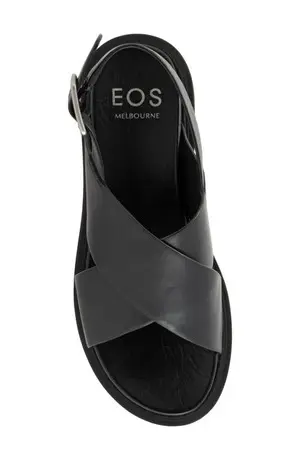 Eos Flighty Slingback Platform Sandal - Black