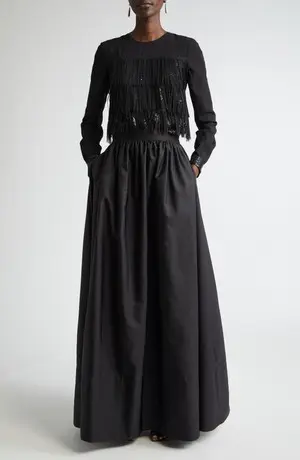St. John Taffeta Skirt
