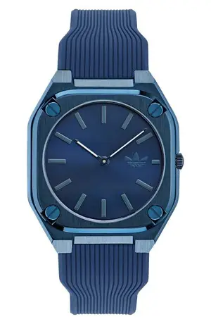 Adidas Silicone Strap Watch - Blue