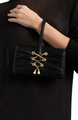 Alexis Bittar Lace-up Wristlet