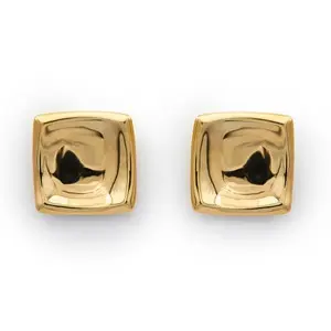 BLACK SUEDE STUDIO BLACK SUEDE STUDIO Cube Stud Earrings Gold