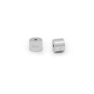 BLACK SUEDE STUDIO Cube Stud Earrings - Silver