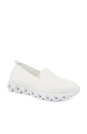 J/SLIDES NYC Cora Sneaker - White