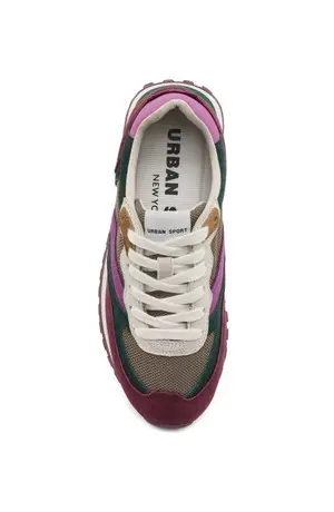 J/SLIDES NYC Vera Sneaker - Wine