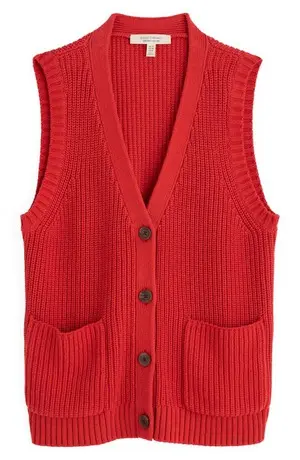 SEASALT CORNWALL Swanpool Ribbed Sweater Vest