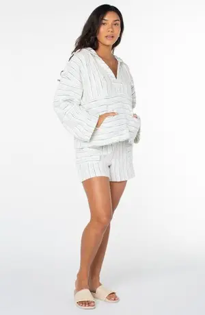 Roxy Rich Coast Stripe Hoodie