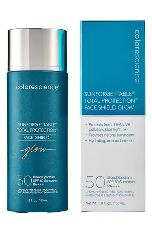 COLORESCIENCE Sunforgettable® Total Protection Face Shield Glow Spf 50 Sunscreen - No Color