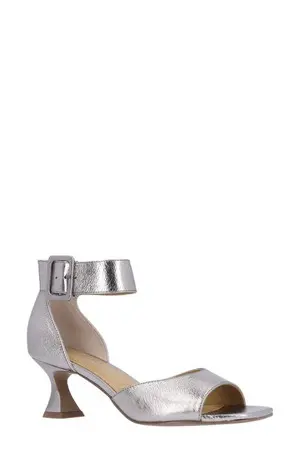 J. Reneé Genevra Ankle Strap Sandal - Silver