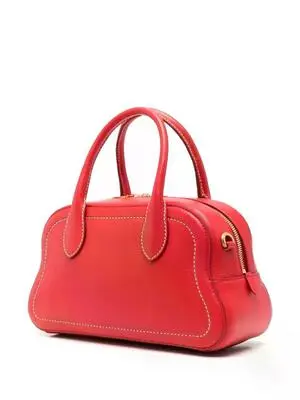 Bally Logo-patch Tote Bag - Red