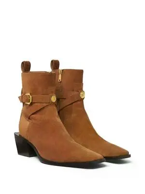 Versace 70mm Angelo Suede Chelsea Boots