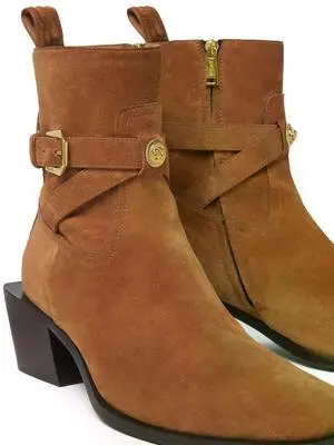 Versace 70mm Angelo Suede Chelsea Boots