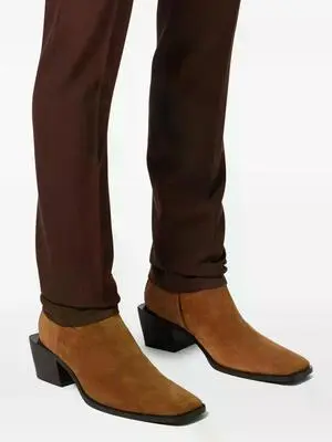 Versace 70mm Angelo Suede Chelsea Boots