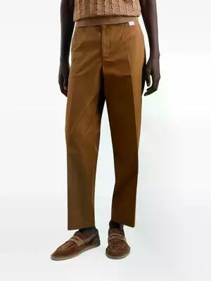 Dolce & Gabbana Logo-label Strech-cotton Trousers