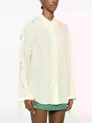 Dorothee Schumacher Ruffled Shirt - Yellow