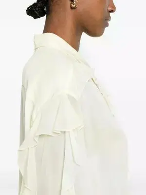 Dorothee Schumacher Ruffled Shirt - Yellow