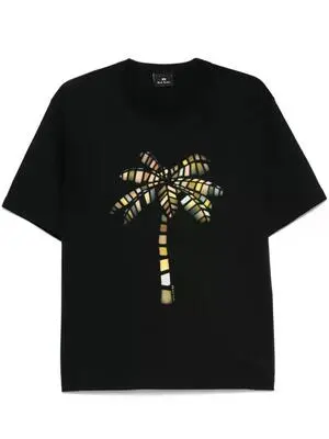 Paul Smith Palm Tree-print T-shirt - Black