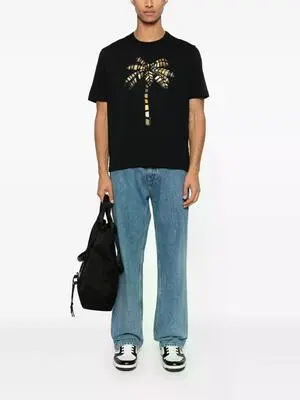 Paul Smith Palm Tree-print T-shirt - Black
