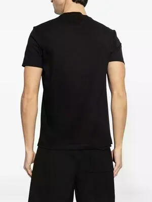 Versace Printed Cotton-jersey T-shirt - Black