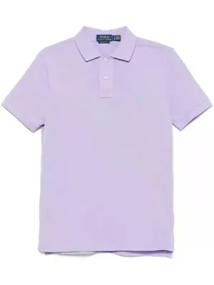 Polo Ralph Lauren Polo Pony-embroidered Polo Shirt - Purple