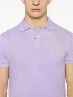 Polo Ralph Lauren Polo Pony-embroidered Polo Shirt - Purple