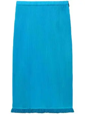 MSGM Ribbed Midi Skirt