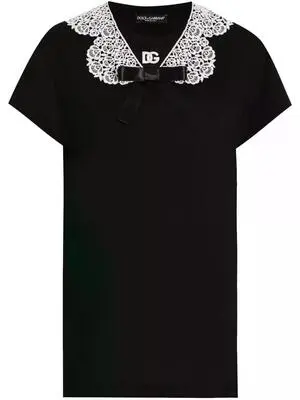 Dolce & Gabbana Bow Detail T-shirts For Women