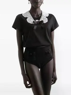 Dolce & Gabbana Lace-trimmed Blouse