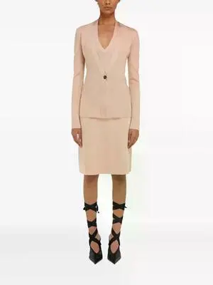 FERRAGAMO V-neck Cardigan - Neutrals