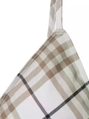 Burberry Checkered Bikini Top