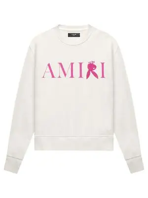 Amiri Reverse Bunny Crewneck Sweatshirt