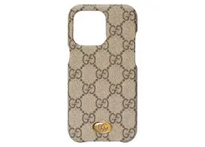 Gucci Ophidia Case For Iphone 13 Pro - Beige/ebony