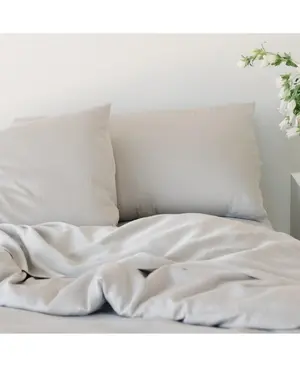Cozy Earth Flat Sheet - Light Grey