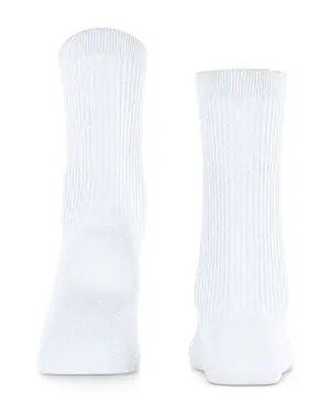 Falke Shiny Ribbed Socks - White