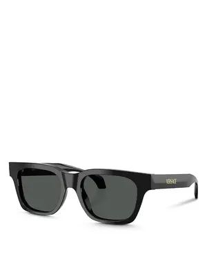 Versace 52mm Square Sunglasses Black