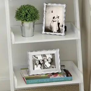 MARIPOSA Wavy Engravable Picture Frame, 4 X 6
