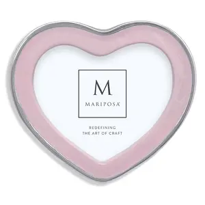 MARIPOSA Signature Heart Picture Frame, 4 X 6 - Pink