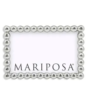 MARIPOSA Baubles Picture Frame, 4 X 6 - Silver