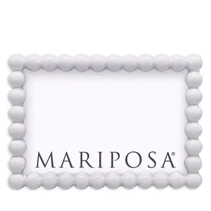 MARIPOSA Baubles Picture Frame, 4 X 6 - White