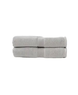 Cozy Earth Luxe Bath Sheets, Set Of 2 - Light Grey