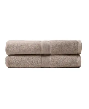 Cozy Earth Luxe Bath Sheets, Set Of 2 - Sand