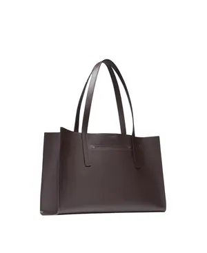 HYER GOODS The Tolentino Tote - Dark Chocolate